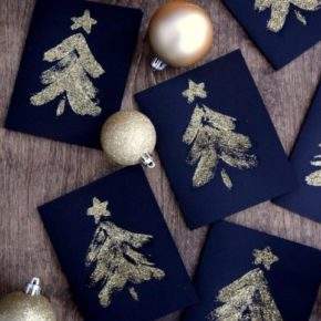 Новогодние открытки своими руками 57 идей + 12 мастер-классов